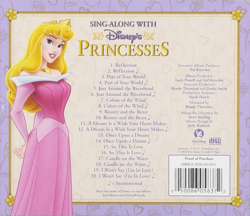 Various Disney's Princess Sing (CD) (UK IMPORT) | eBay