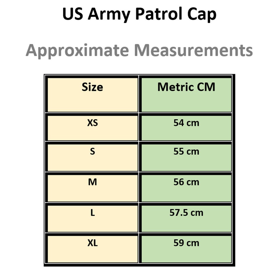 Original US Patrol Cap Army Military Style Combat Ranger Camping Field ...