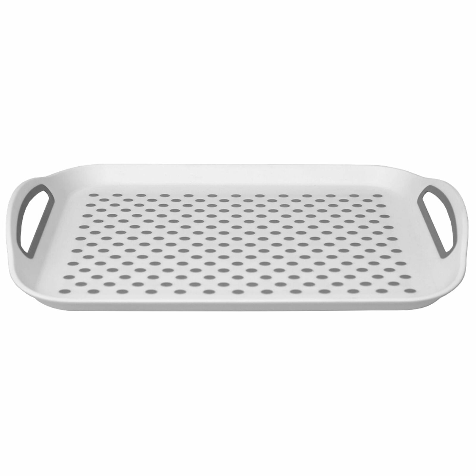 🔥Non Slip Serving Tray Lap Rubber Easy Grip Trays Food Drink Dinner ...