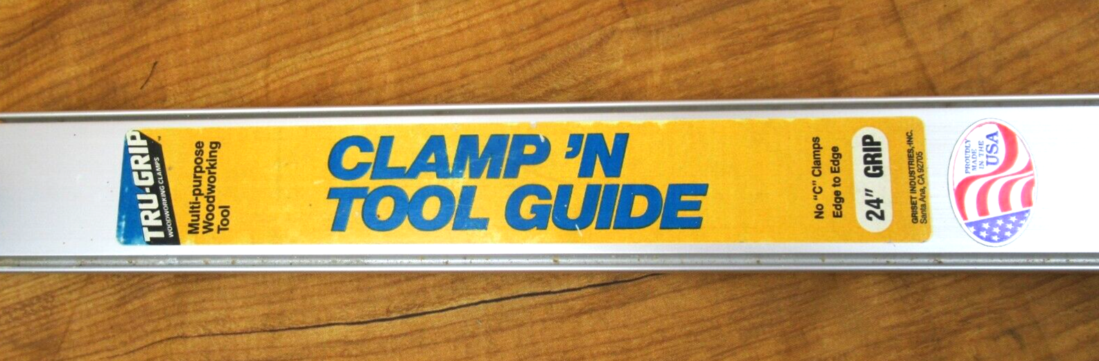 Tru-Grip 24" Clamp 'N Tool Edge to Edge Guide - Grisset Co. Made in U.S ...