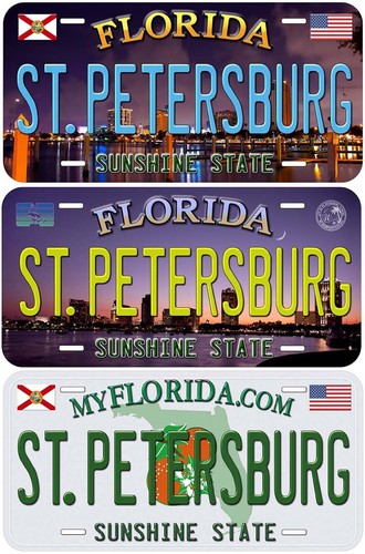 St Petersburg Florida Novelty Car License Plate | eBay