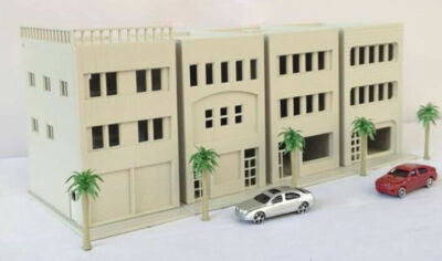 1:150 N Scale train sand table landscape DIY model retro building ...