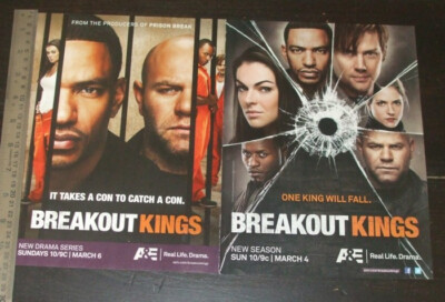 Breakout Kings LAZ ALONSO Serinda Swan TWO magazine pages PHOTO ...