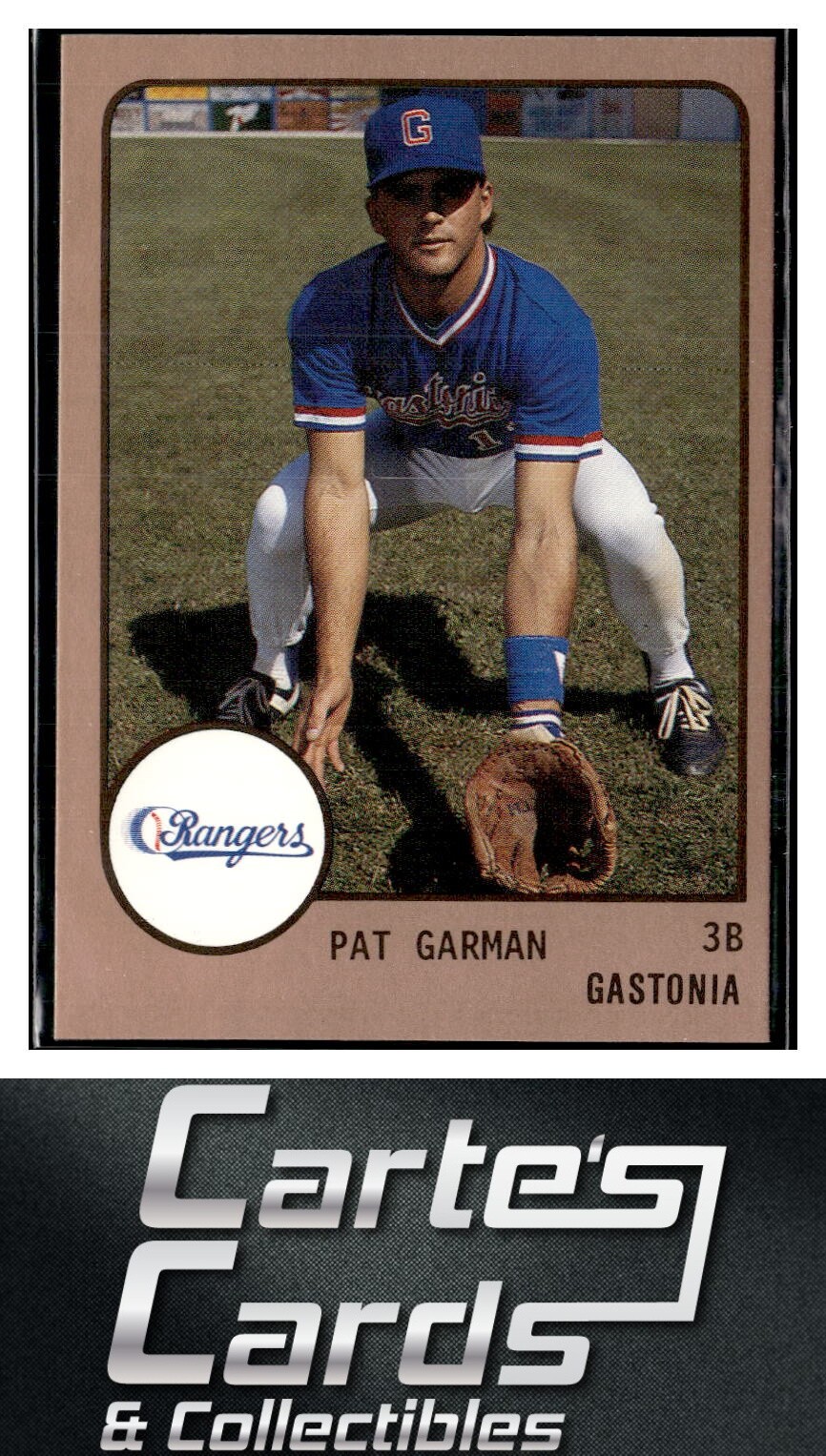 Pat Garman 1988 ProCards #1014 Gastonia Rangers | eBay