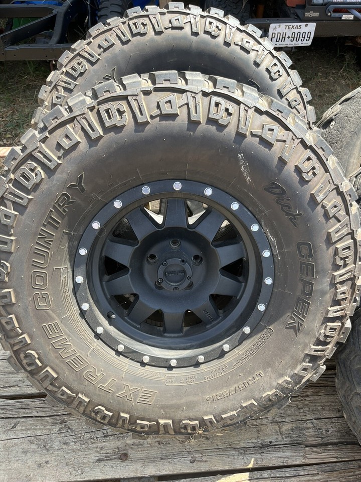 Jeep TJ Wheels and Tires Used. High Quality Method Wheels/Dick Cepek. 5 ...