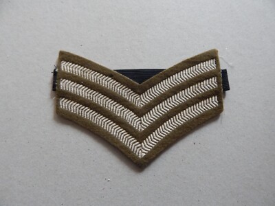 British Army Sergeant Rank with Band Cloth Badge WA | eBay UK
