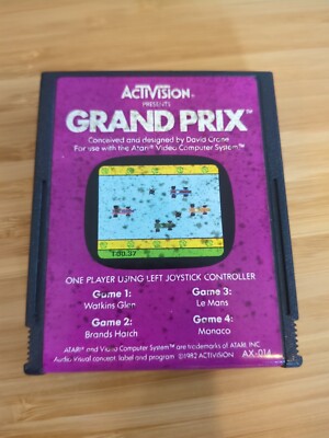 Grand Prix Atari 2600, 1982) By Activision | 2600+ 7800+ Retron 77 | eBay