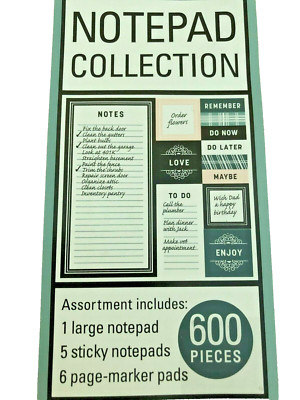 ~New Seasons~ Classic Grey~ 600 Piece ~NOTEPAD COLLECTION~Brand New ...
