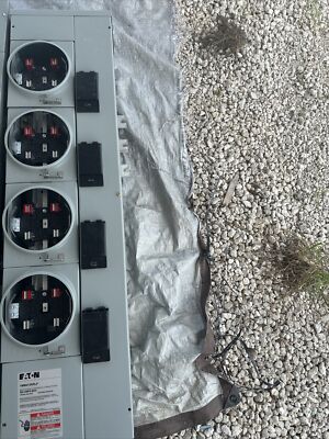 Eaton 1MM412RRLP Meter Stack 800A Main 4 Socket 125A 120/240V 1PH CAN ...