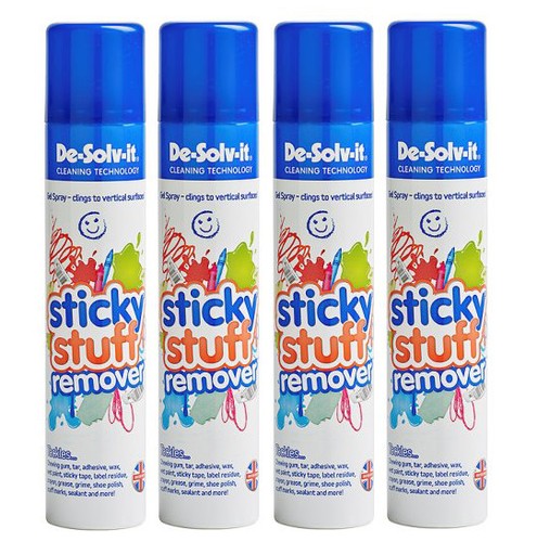 Sticky Stuff Remover Spray Gel De-Solv-It 200ml Sticker Remover Gel x ...