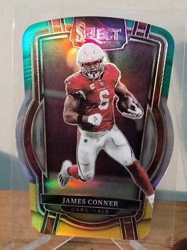 JAMES CONNER 2022 Panini SELECT Green & Yellow Dye Cut CLUB LEVEL #299 ...