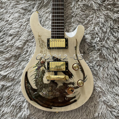 Custom Paul Smith Dragon Electric Guitar Rosewood Fretboard Gold Part ...