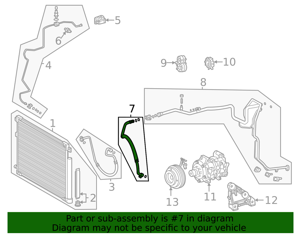 Genuine Toyota Suction Hose 88704-0E320 | eBay