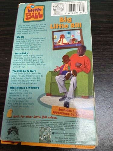Little Bill - Big Little Bill (VHS, 2001) for sale online | eBay