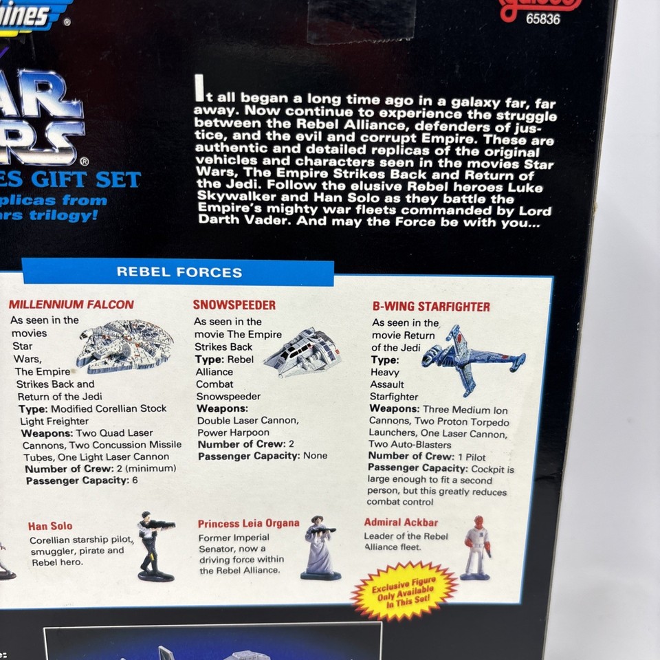 Micro Machines - Star Wars - Rebel Forces Gift Set Galoob 65836 Limited ...