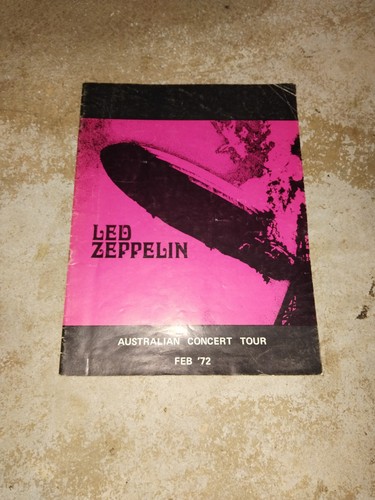 Led Zeppelin 1972 Tour Program | eBay