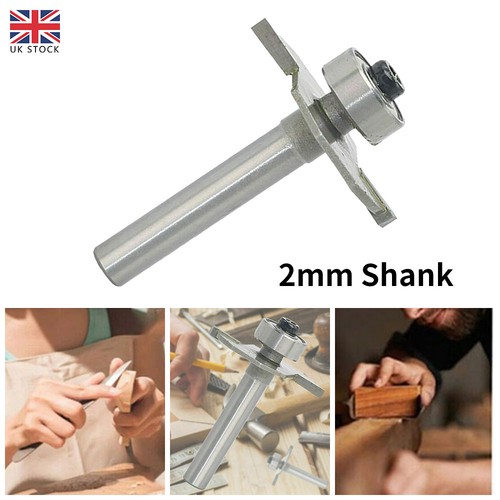 2mm Slot cutter Bit for Knock on furniture T Trim Router Campervan ...