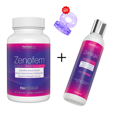 Zenogel + Zenofem Bundle - Female Intimacy & Balance Support + Free ...