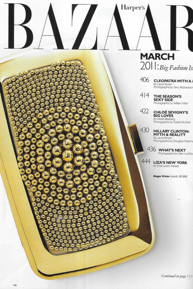 Harper's Bazaar Magazine Spring Fashion Kim Kardashian Hillary Clinton ...