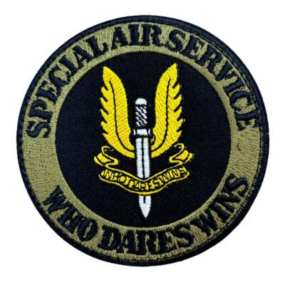 SAS Special Air Service Who Dares Wins Embroidered Airsoft Cosplay ...
