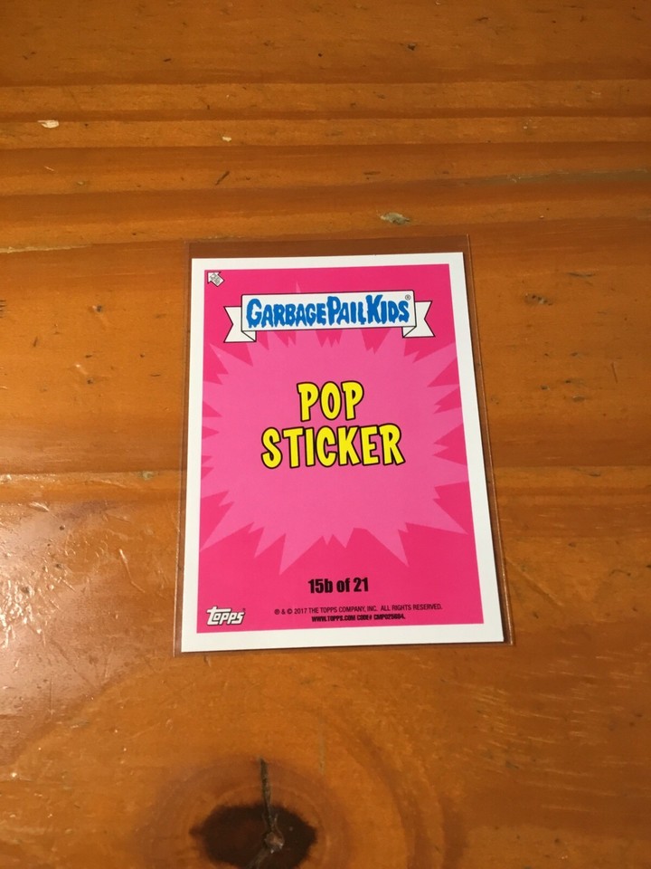 2017 Garbage Pail Kids Harry Styles Card 15B Battle Of The Bands One ...