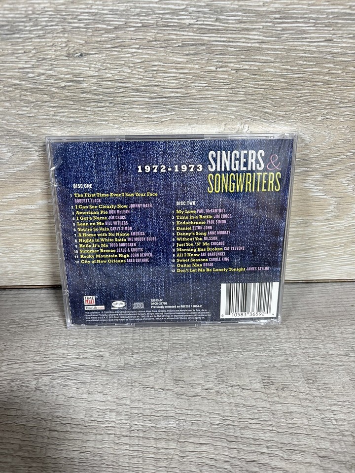 VARIOUS ARTISTS - SINGERS & SONGWRITERS: 1972-1973 NEW CD 610583365924 ...