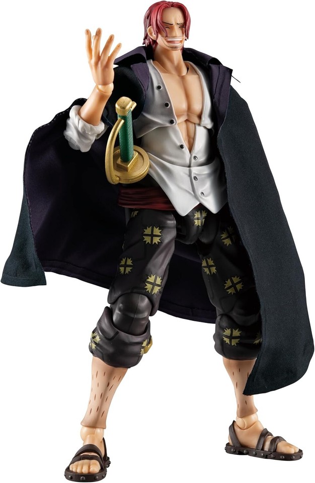 MegaHouse VARIABLE ACTION HEROES ONE PIECE SHANKS Ver.1.5 190mm Action ...