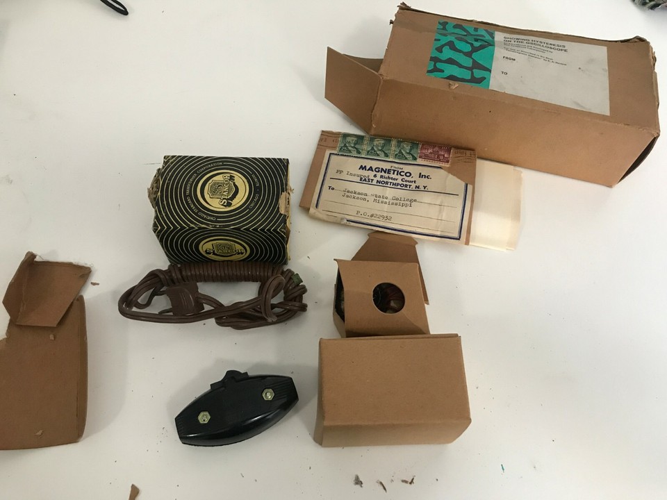 Vintage Bell Telephone Science Kit - Showing Hysteresis on the ...