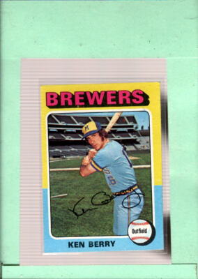 1975 Topps #432 Ken Berry NM Near Mint Brewers ID:50378 | eBay