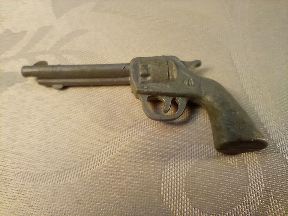 1970s Gi Joe Accessory Revolver Pistol Weapon Gray 12" Action Hasbro ...