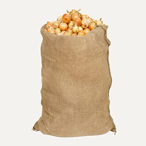 Burlap Potato Sack Bag - Set of 4 Jute Potato Sack Race Bags - Large ...