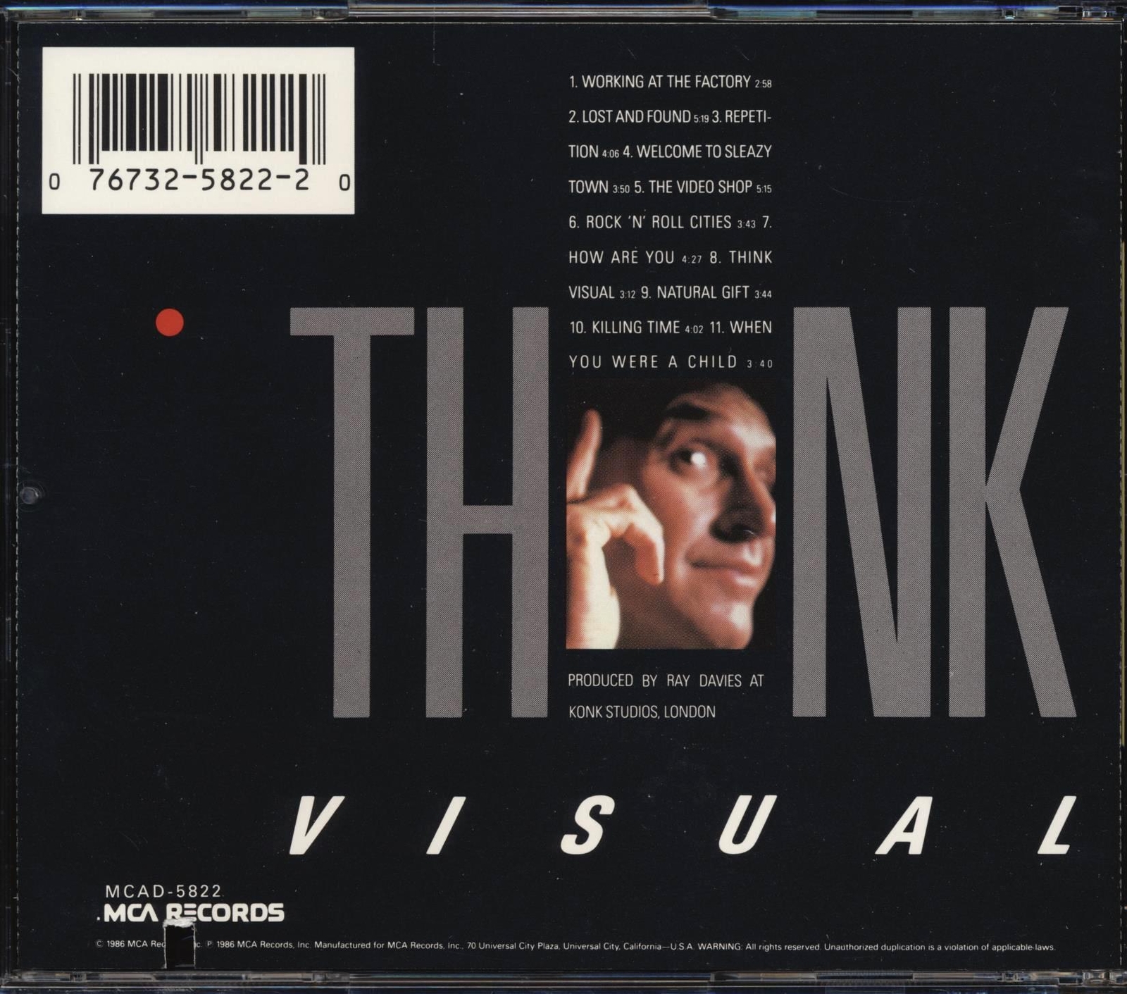 Think Visual by The Kinks (CD, Nov-1994, Universal Special Products ...