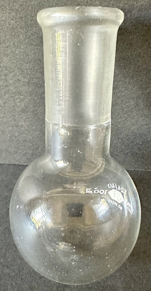 Kimble Kimax 24/40 100mL Glass Round Bottom Boiling Flask 25285-100 | eBay