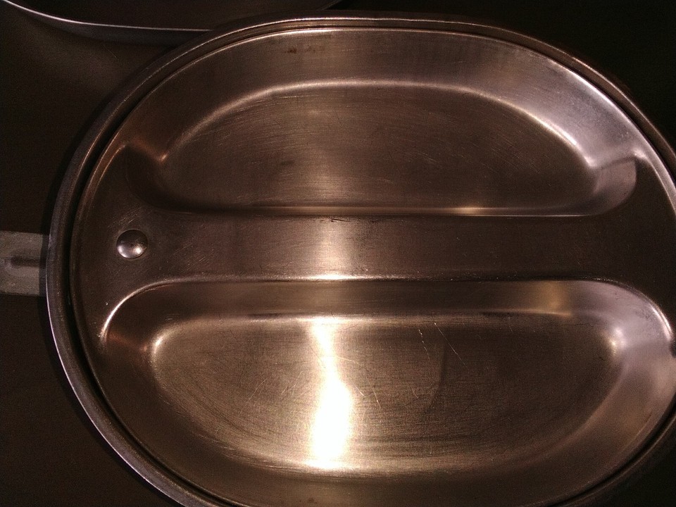 Vintage 1959 U.S. Army Issue Metal Mess Kit Early Vietnam War Era Good ...