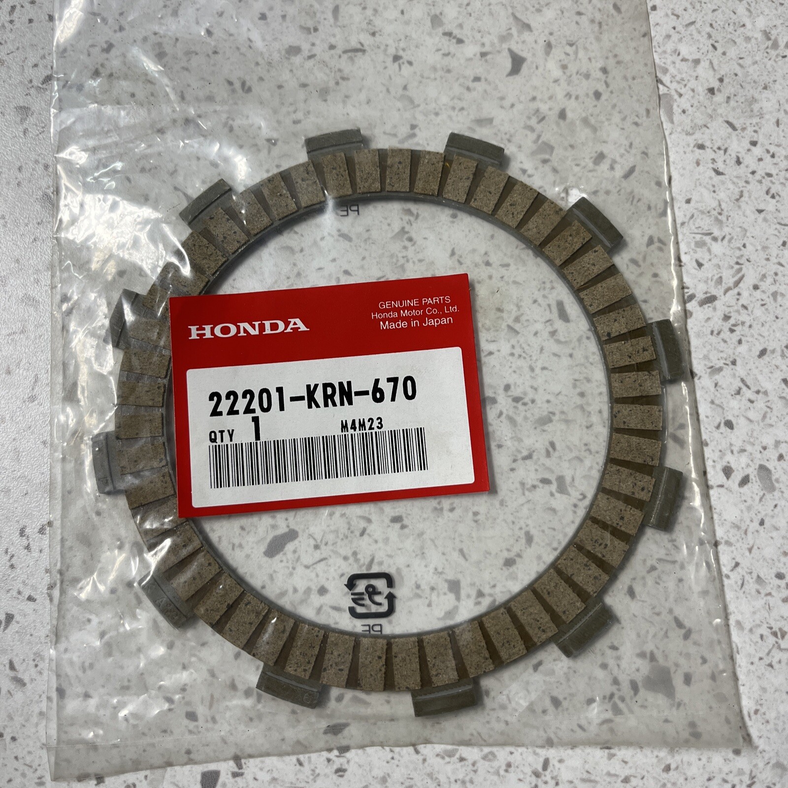 Honda 2004-2009 CR Cl Friction Disk 22201-KRN-670 OEM for sale online ...