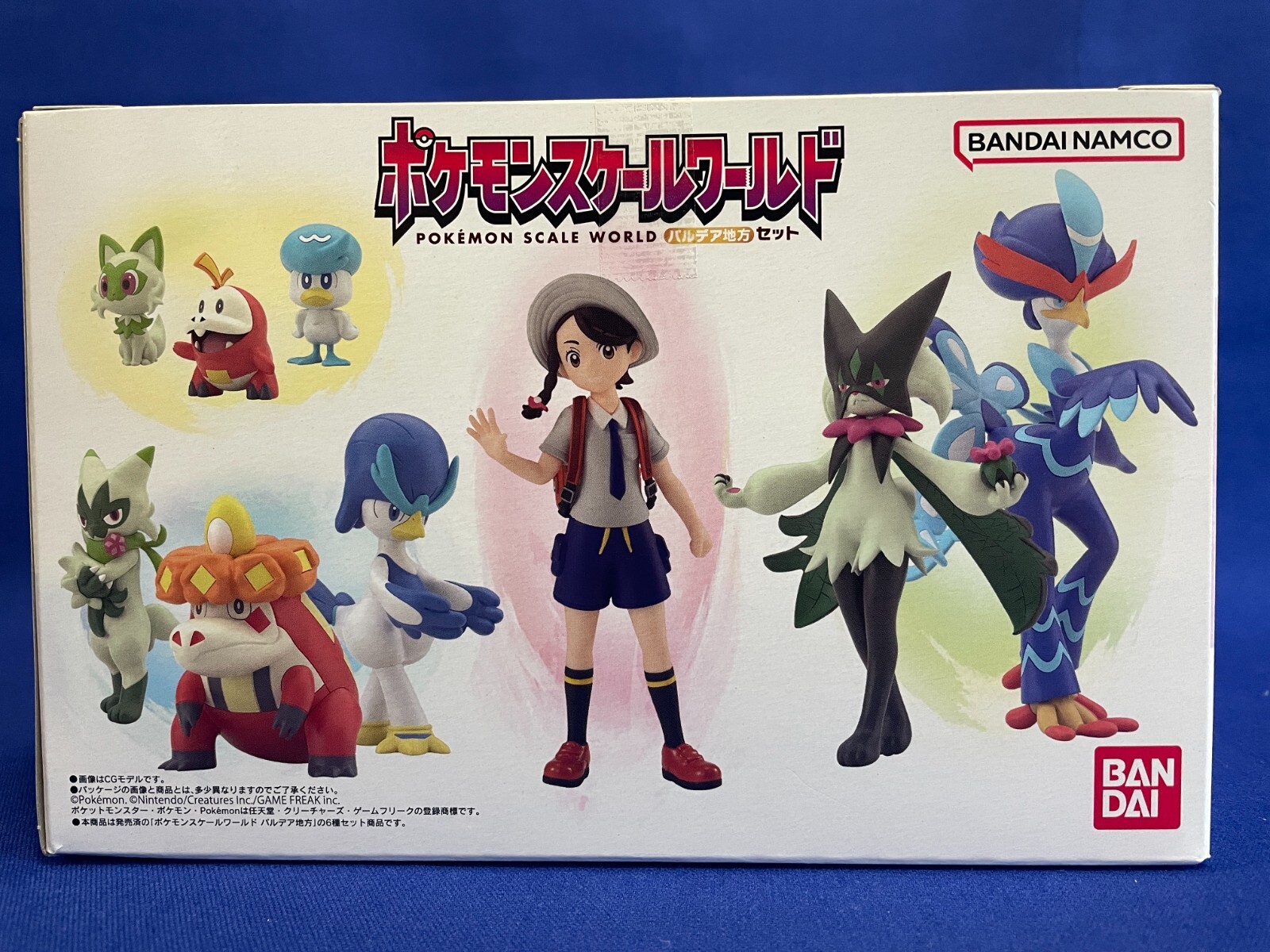 Pokemon Scale World Paldea region set Juliana Quasquaval Meowscarada ...