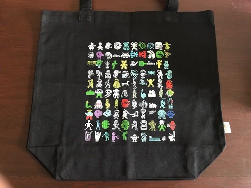 ZX Sinclair Spectrum Tote Bag 100 Classic Sprites Organic Cotton | eBay UK