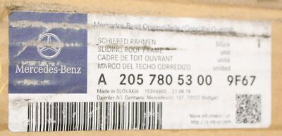 Mercedes-Benz Sliding Roof Frame Part Number - A 205 780 53 00 | eBay