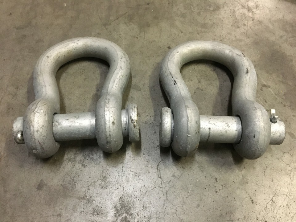 CM Galvanized 13.5 Ton 1 3/8" Hoisting Rigging Clevis Anchor Shackle ...