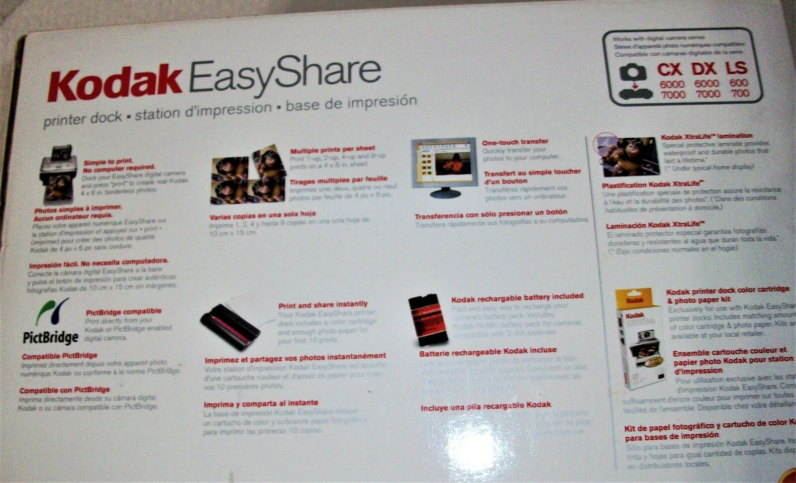 Kodak EasyShare Camera Printer Dock Color Cartridge Photo Bundle Series ...
