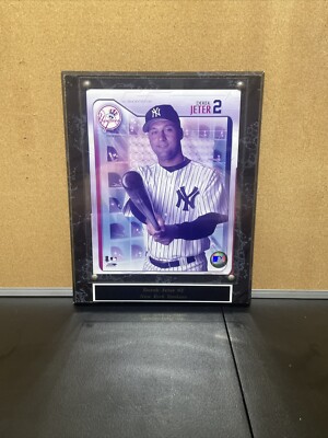 2005 Derek Jeter New York Yankee Plaque Vintage MLB Authentic Holo ...