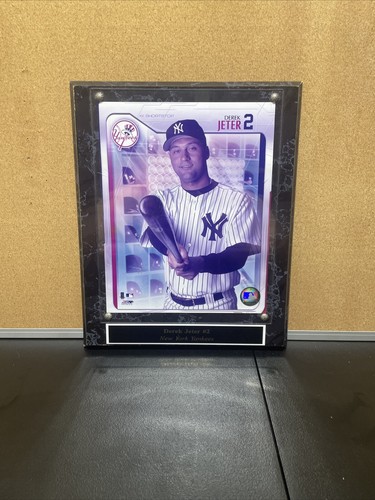 2005 Derek Jeter New York Yankee Plaque Vintage MLB Authentic Holo ...