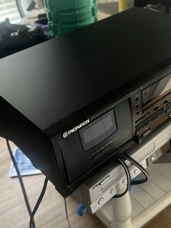 Vintage PIONEER CT-W604RS Stereo Double Digital DOLBY Cassette Deck ...