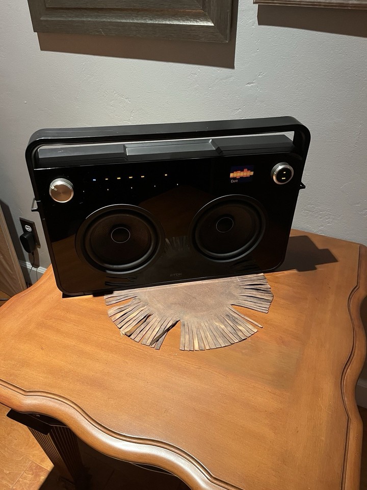 TDK 2 Speaker Boombox Life On Record TP6802BLK Portable Hi-Fi Works ...