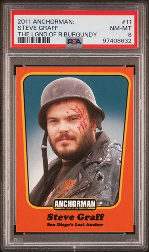 2011 DREAMWORKS ANCHORMAN:THE LEGEND OF RON BURGUNDY #11 STEVE GRAFF ...