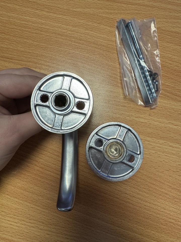 Assa 8561 half set of 640 lever handles & 496 Knob for mortice night ...