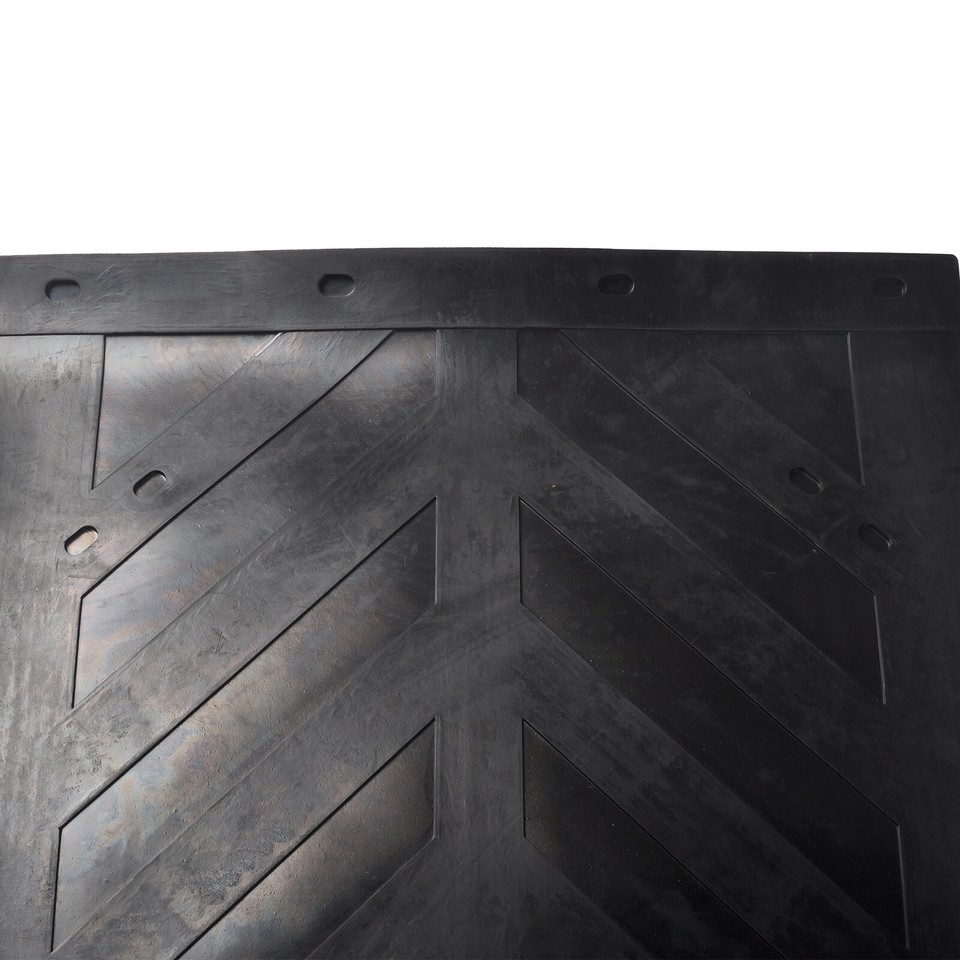 Mud Flaps 36" Tall x 24" Semi Dump Truck Heavy Duty Design 1 Pair Black ...