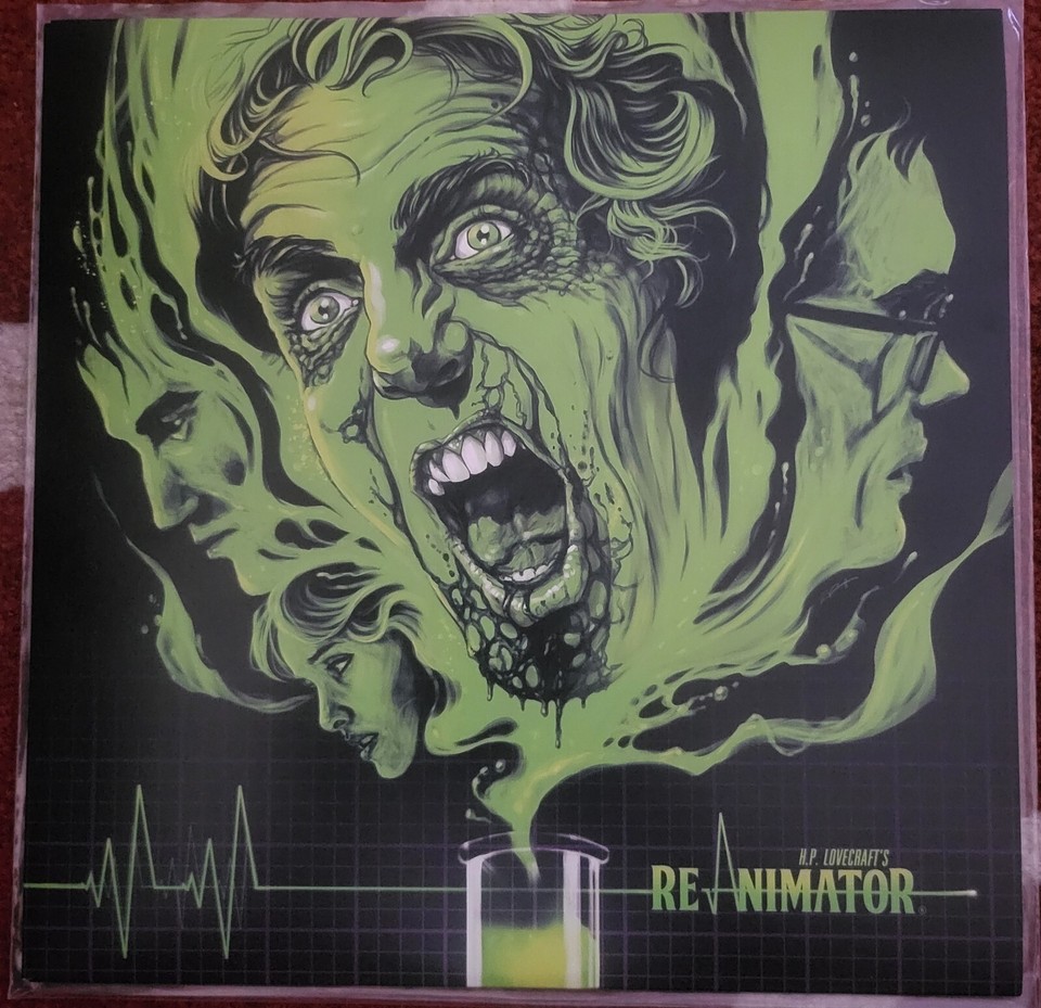 Re-Animator Soundtrack LP 2013 Waxwork Records Lovecraft White Green ...