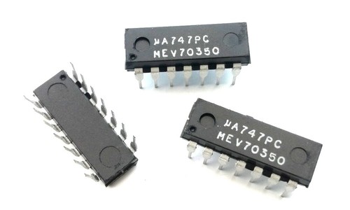 UA747PC (LM747CN) DUAL GENERAL-PURPOSE OPERATIONAL AMPLIFIERS 747 IC (2 ...