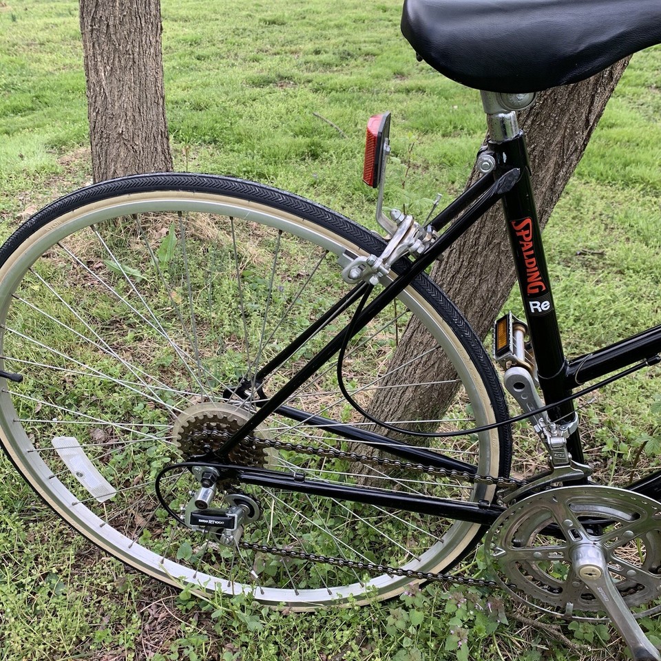VINTAGE SPALDING Women's Blade Bicycle 1970's Black RARE Bike New tires ...